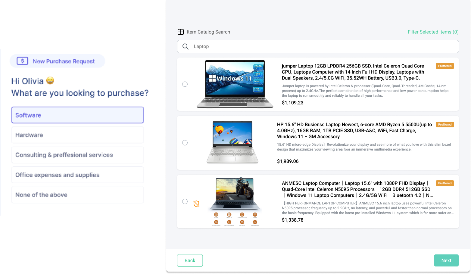 Tonkean Platform - Coupa Intake Orchestration